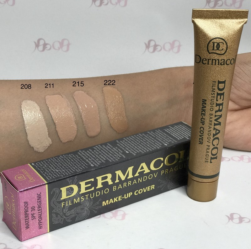 کرم پودر میکاپ کاور درماکول شماره 222 حجم 30 میل - Dermacol | هومهر